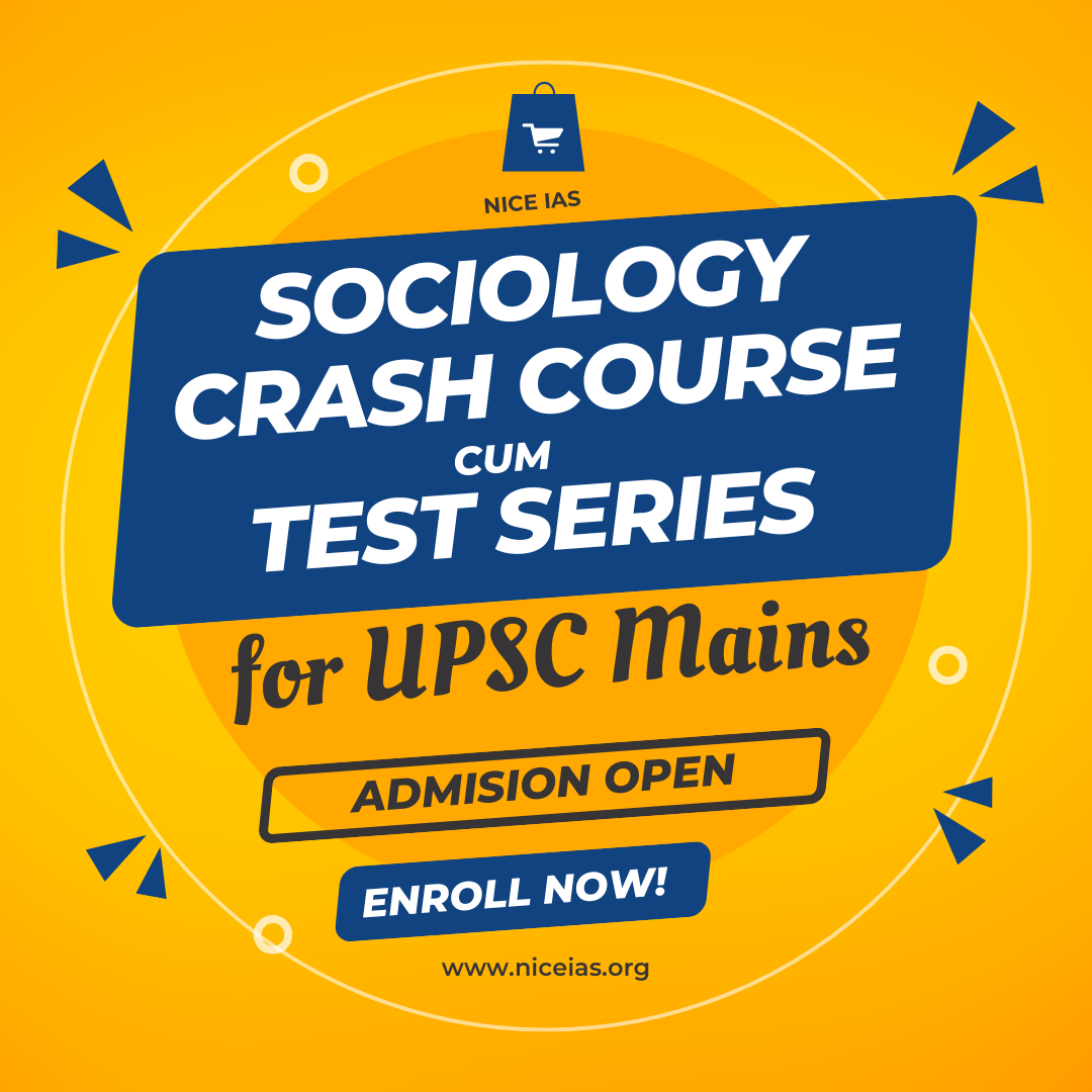 Test series cum mentorship programme for UPSC Mains 2026 - Nice IAS